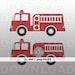 Fire Truck DXF File Fire Engine PNG File Commercial & Personal Use Png ...