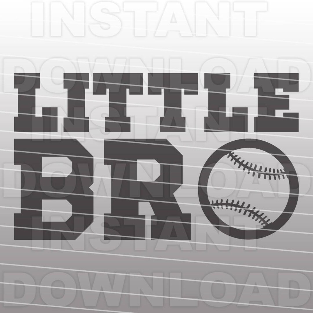 Little Bro Baseball SVG File,little Bro SVG File-vector Clip Art for ...