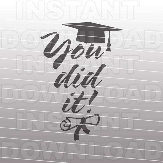 2018 Graduation Cap Silhouette Class Of 2018 Graduation SVG & Me