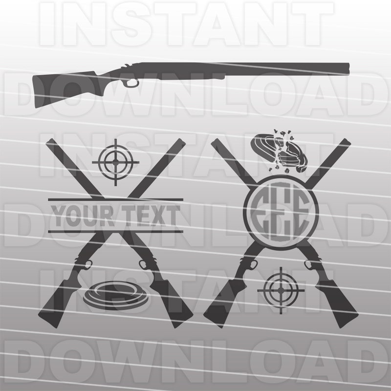Skeet Shooting Svg - Etsy