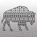 Buffalo SVG File,aztec Buffalo Svg,cowboy SVG File-cutting Template ...