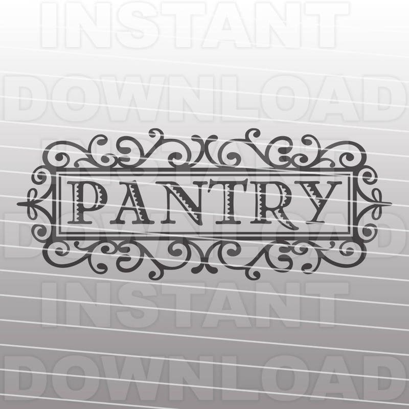 Pantry Svg - Etsy