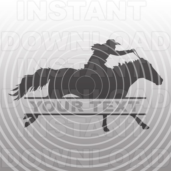 Barrel Racing SVG Filebarrel Racer Svgsplit Monogram SVG | Etsy