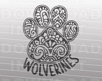 Wolverine Paw Svg - Etsy