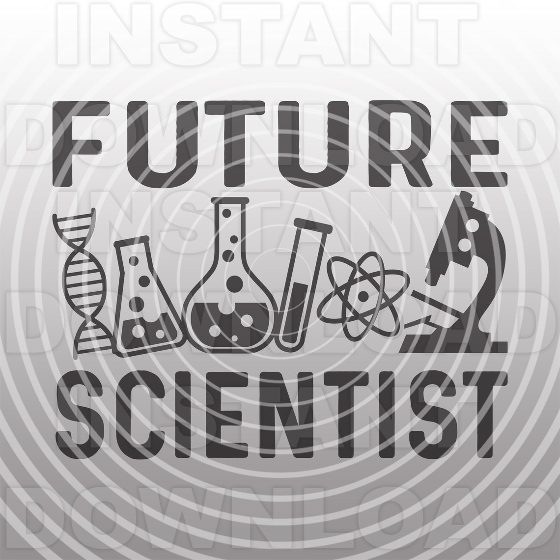 Future Scientist With Chemistry Set Test Tubes and Microscope - Etsy
