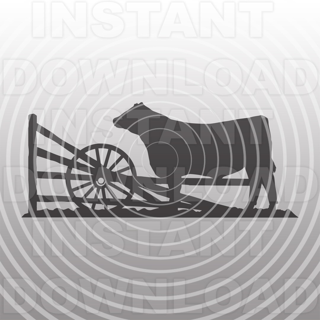 Show Steer SVG File,cattle Ranch Svg,livestock Svg,farm Scene Svg, Svg ...