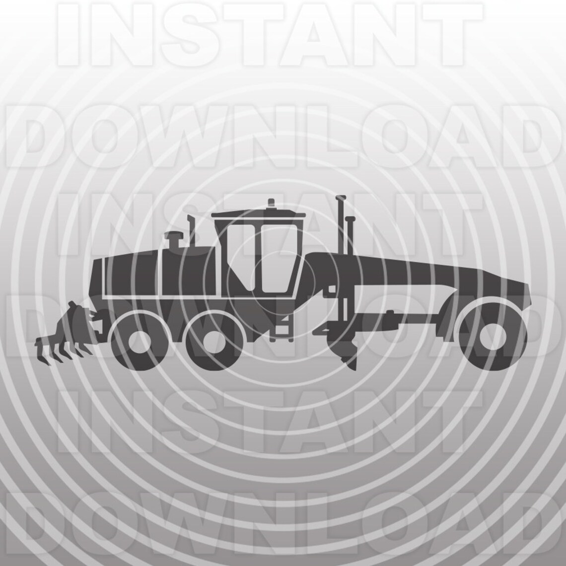 Road Grader SVG Filemotor Grader Svgconstruction SVG vector | Etsy