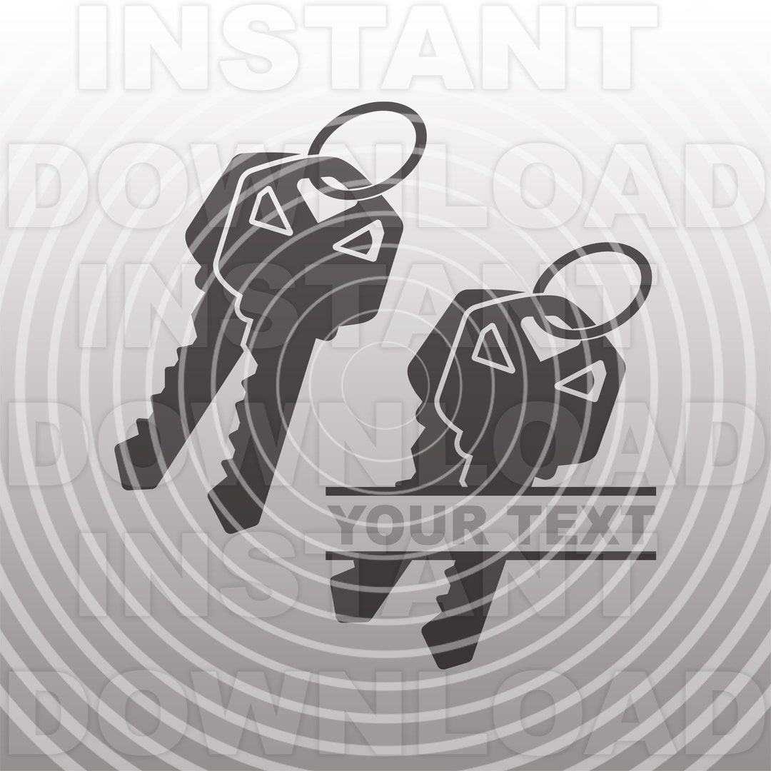 House Keys With Keychain SVG File,new Home Svg,home Keys SVG -vector ...