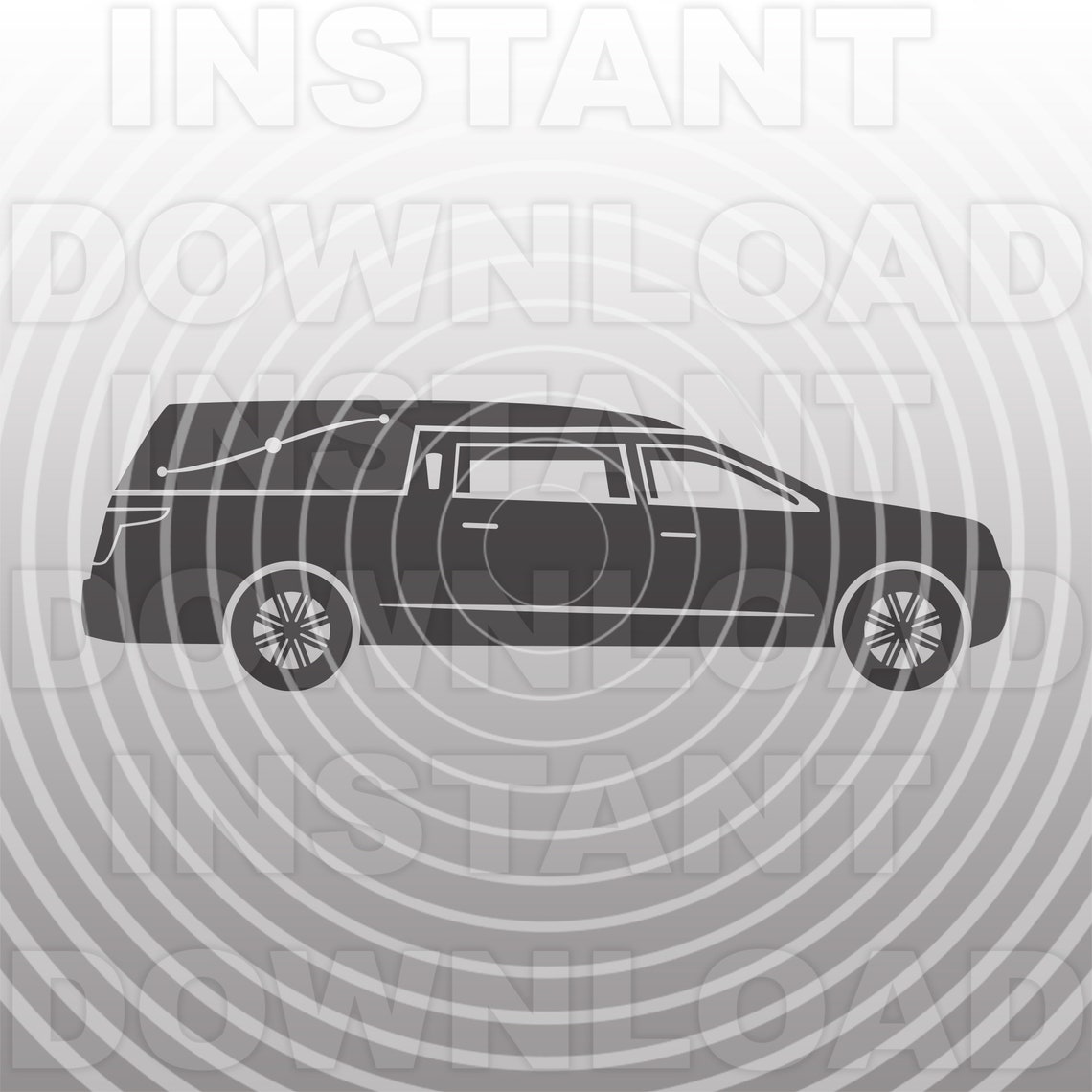 Hearse SVG Filefuneral Car Svgfuneral Director Svgfuneral - Etsy