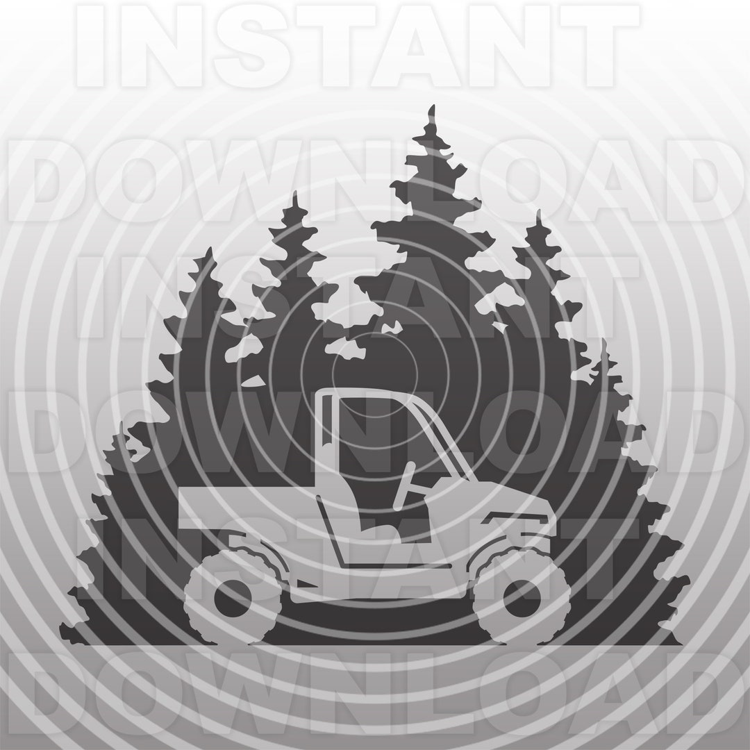 Utility ATV SVG File,off Road ATV Forest Scene Svg,quad Svg -vector ...