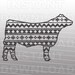 Show Steer Aztec SVG File,bull Svg,cow Svg,livestock SVG Vector Clip ...