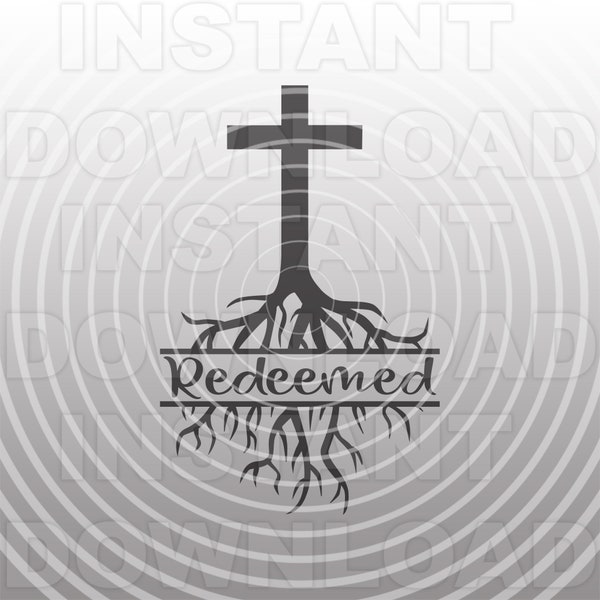 Cross With Roots Png - Etsy