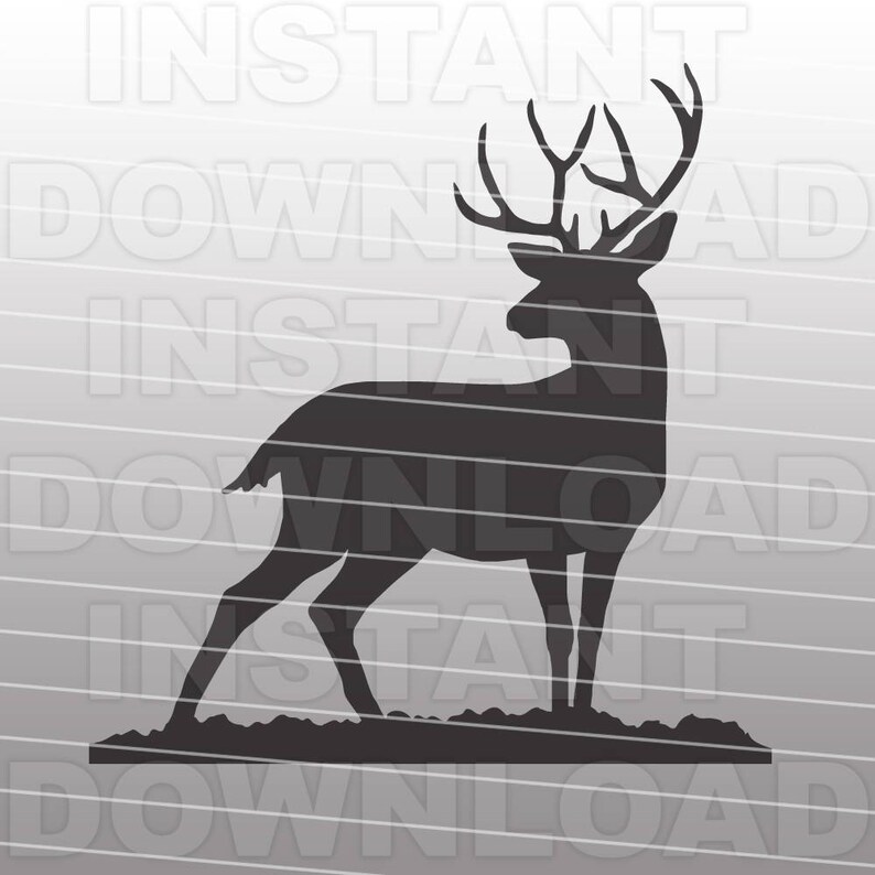 Deer Hunting Buck Standing SVG File Cutting Template-buck - Etsy