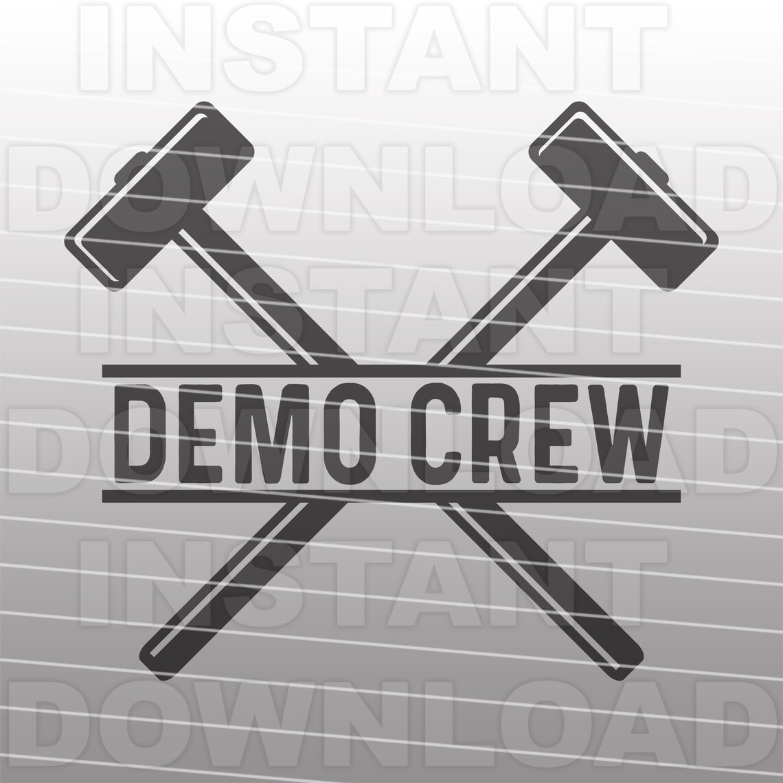 Demo Crew SVG File,fixer Upper Svg,demolition SVG -vector Format ...