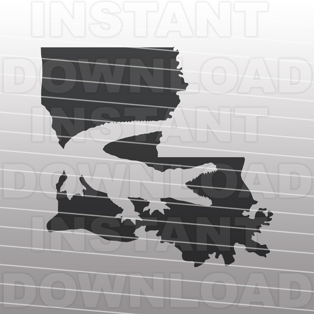 Louisiana With Alligator SVG File,alligator Hunter Svg,gator SVG ...