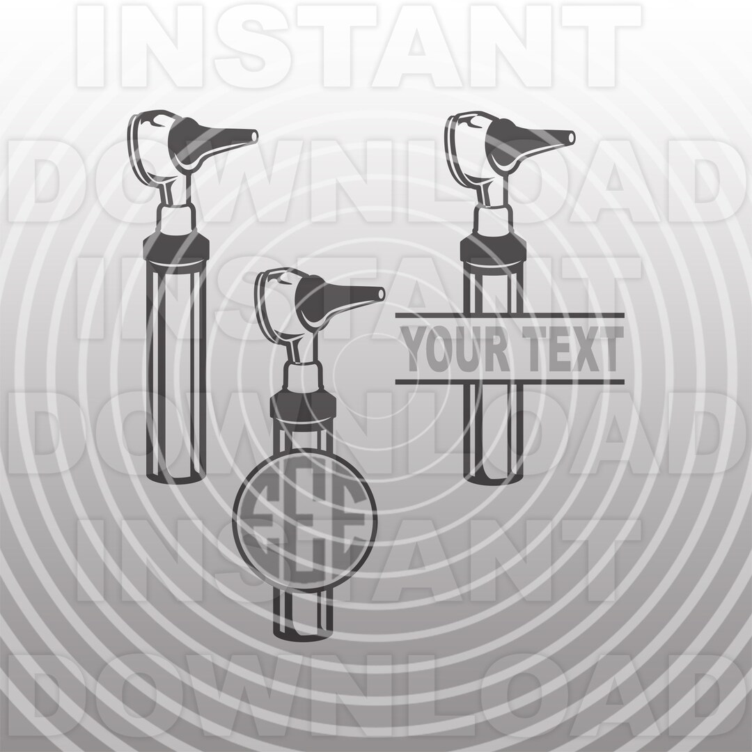 Otoscope SVG File,audiology Svg,audiologist Svg,physician Svg -personal ...