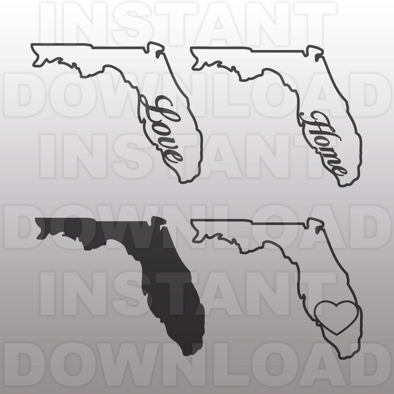 Florida State Svg - Etsy