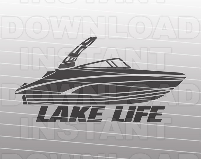 Motor Boat Svg & PNG Files, Speed Boat Clipart Silhouette Vector Image ...