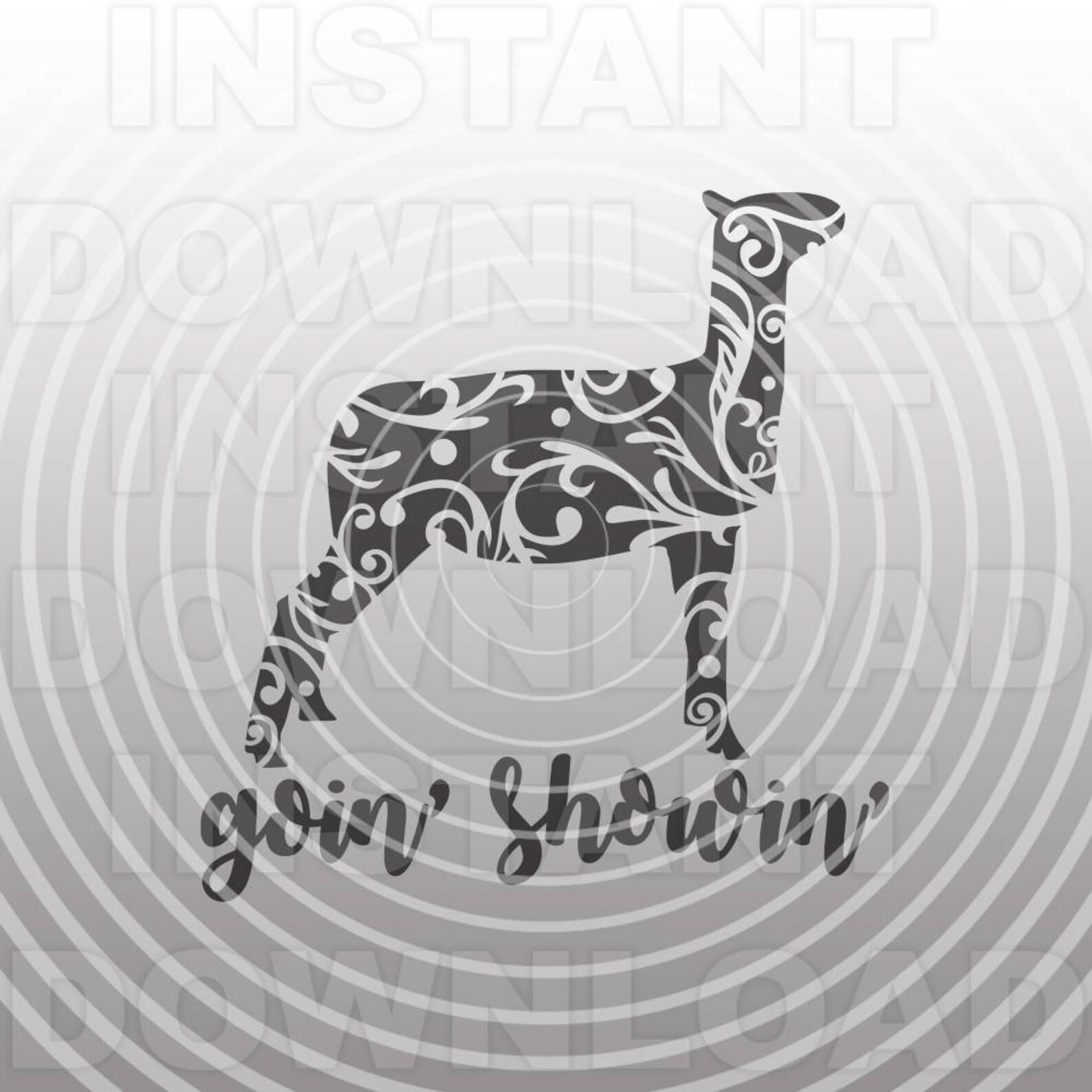 Lamb SVG Fileshow Lamb Svggoin Showin Svgstock Show | Etsy