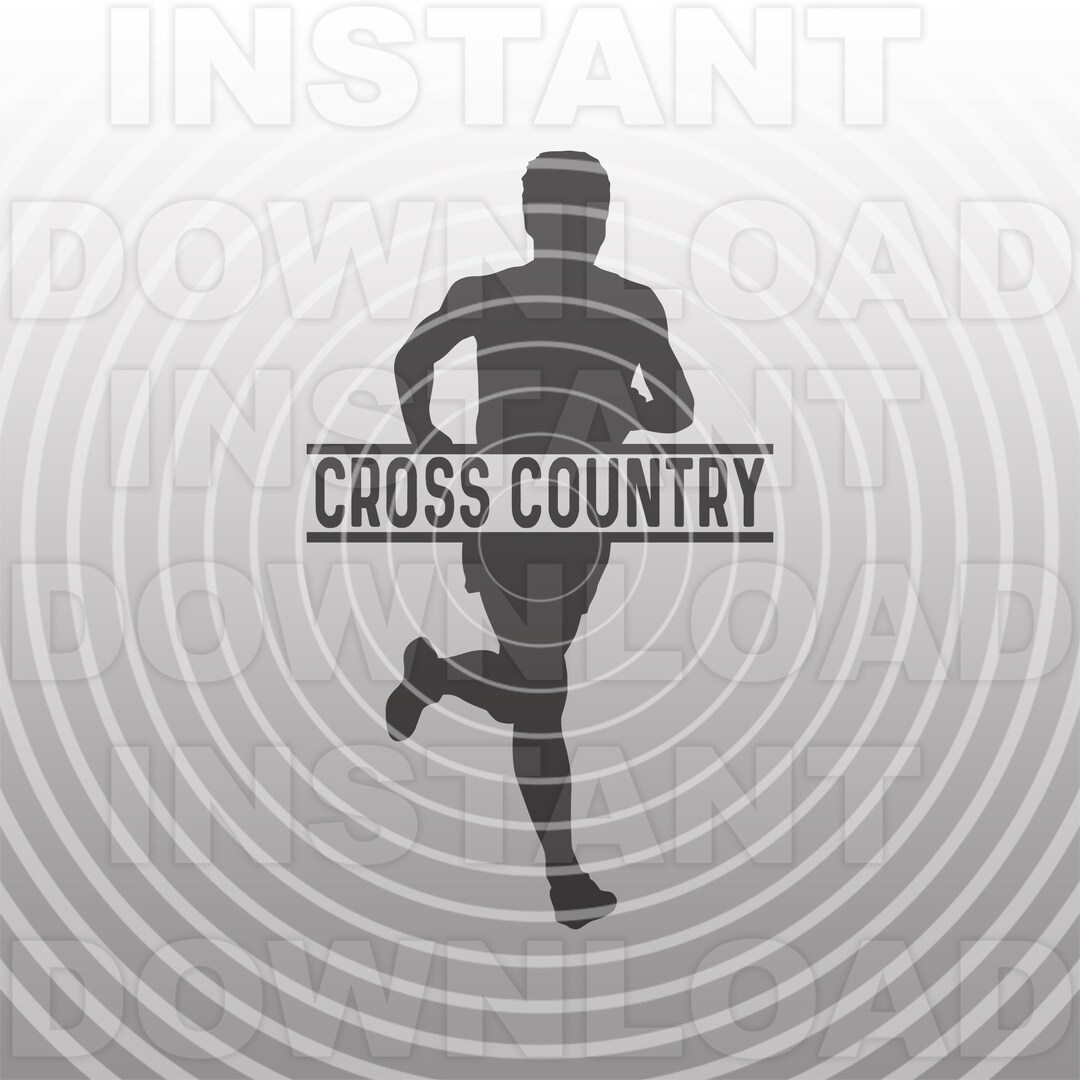 Mens Cross Country Runner SVG File,cross Country Running SVG,XC Svg,xc ...