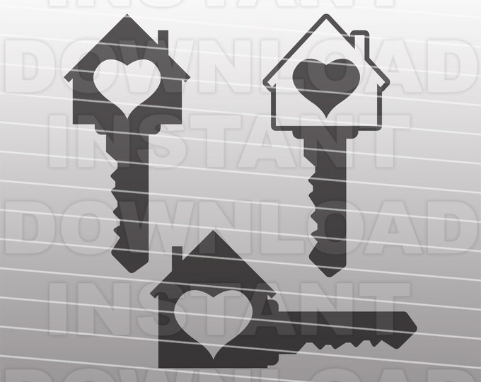 Housewarming Key Paper Cut Svg / Dxf / Eps / Files and Pdf / Png ...