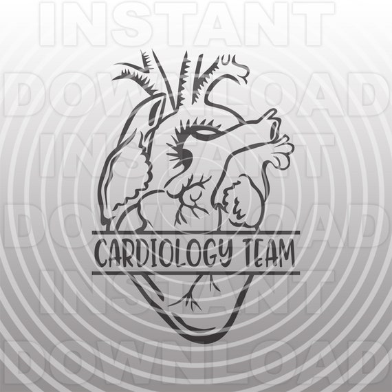 Cardiology Team SVG Fileanatomical Heart Svgcardiologist Svg - Etsy