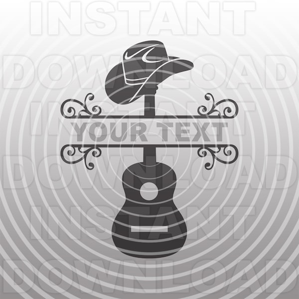 Country Guitar Svg - Etsy