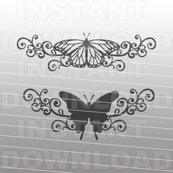Butterfly Flourish - Etsy