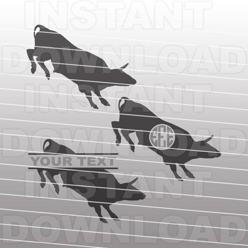 Bull SVG Filebucking Bull Svgcow Svglivestock Svgrodeo Svg - Etsy