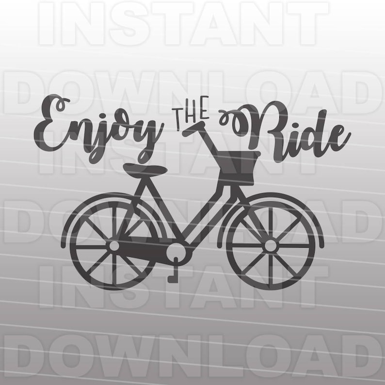 Enjoy the Ride SVG File Bicycle Svg Country Decor Svg - Etsy