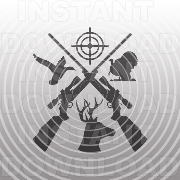 Crossed Rifles Svg - Etsy