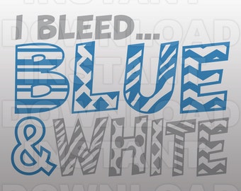 I Bleed Blue Svg - Etsy