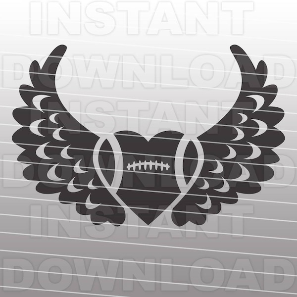 Football With Wings Svg - Etsy
