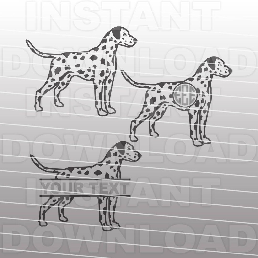 Dalmatian Dog SVG File,dog Breeds Svg,dalmation Svg -vector Art ...