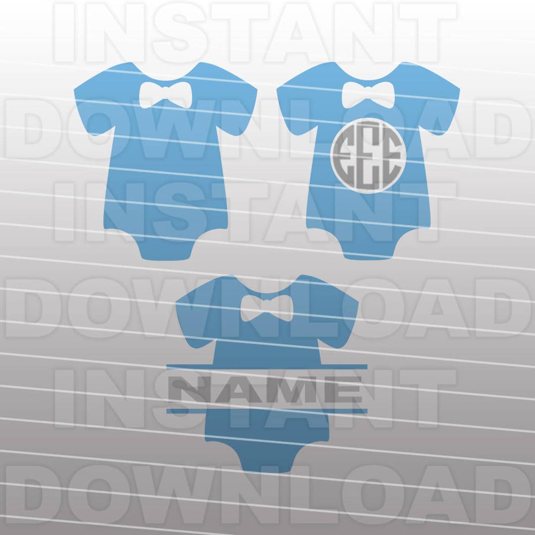 Newborn Baby Boy Onesie SVG File,infant Bodysuit SVG -commercial ...