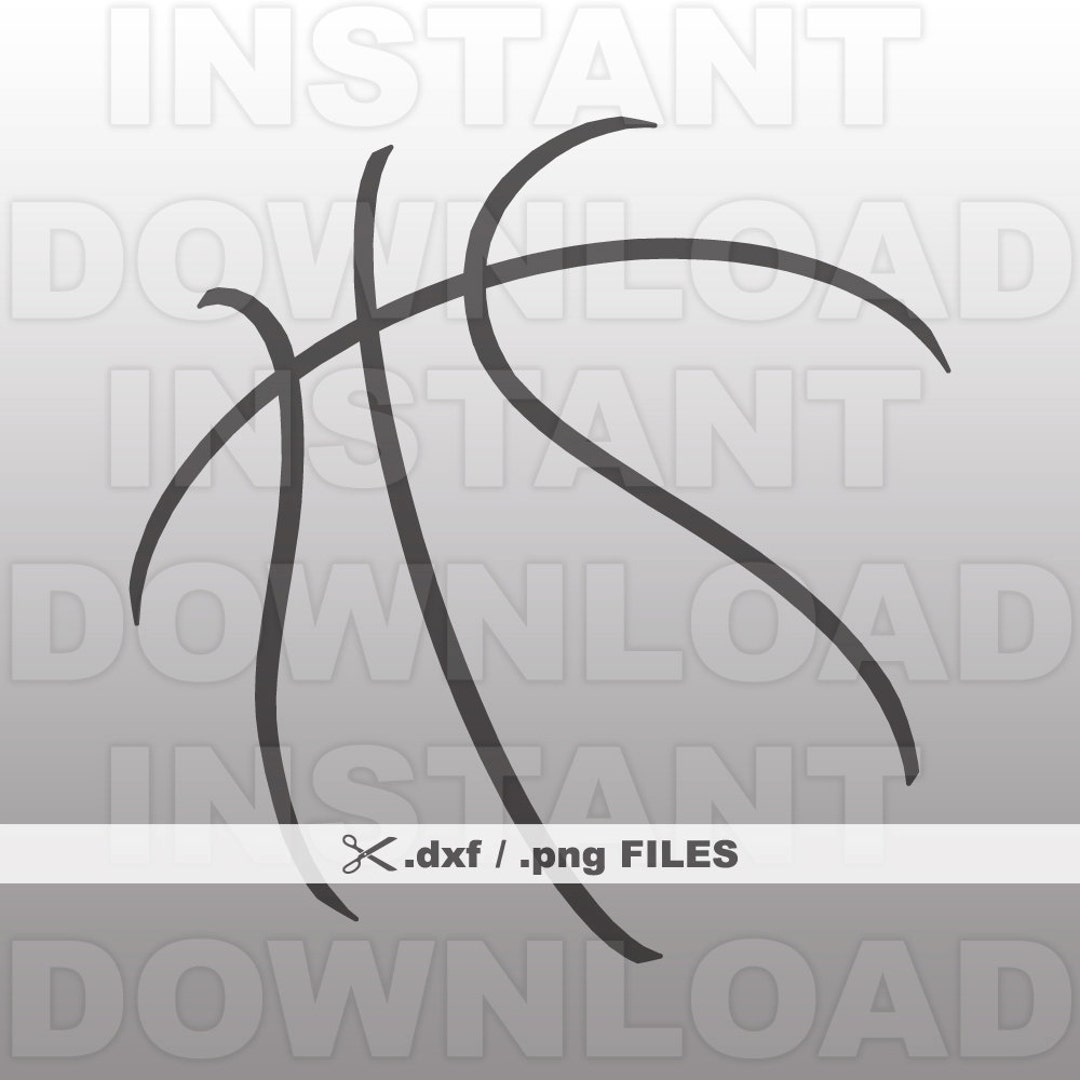 Basketball DXF File - Basketball Seams DXF - Commercial & Personal Use ...