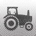 Farm Tractor SVG File Cutting Template-vector Clip Art for Commercial ...