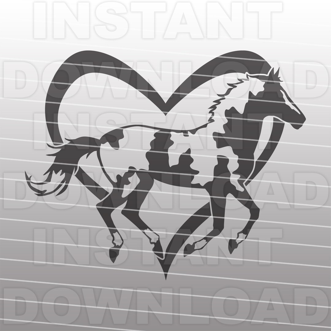 American Paint Horse SVG File,pinto Horse Svg,love Horses Svg -vector ...