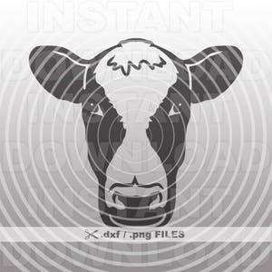 Cow DXF File,dairy Cow Dxf,cow Face Dxf,farm Dxf, Dxf -commercial ...