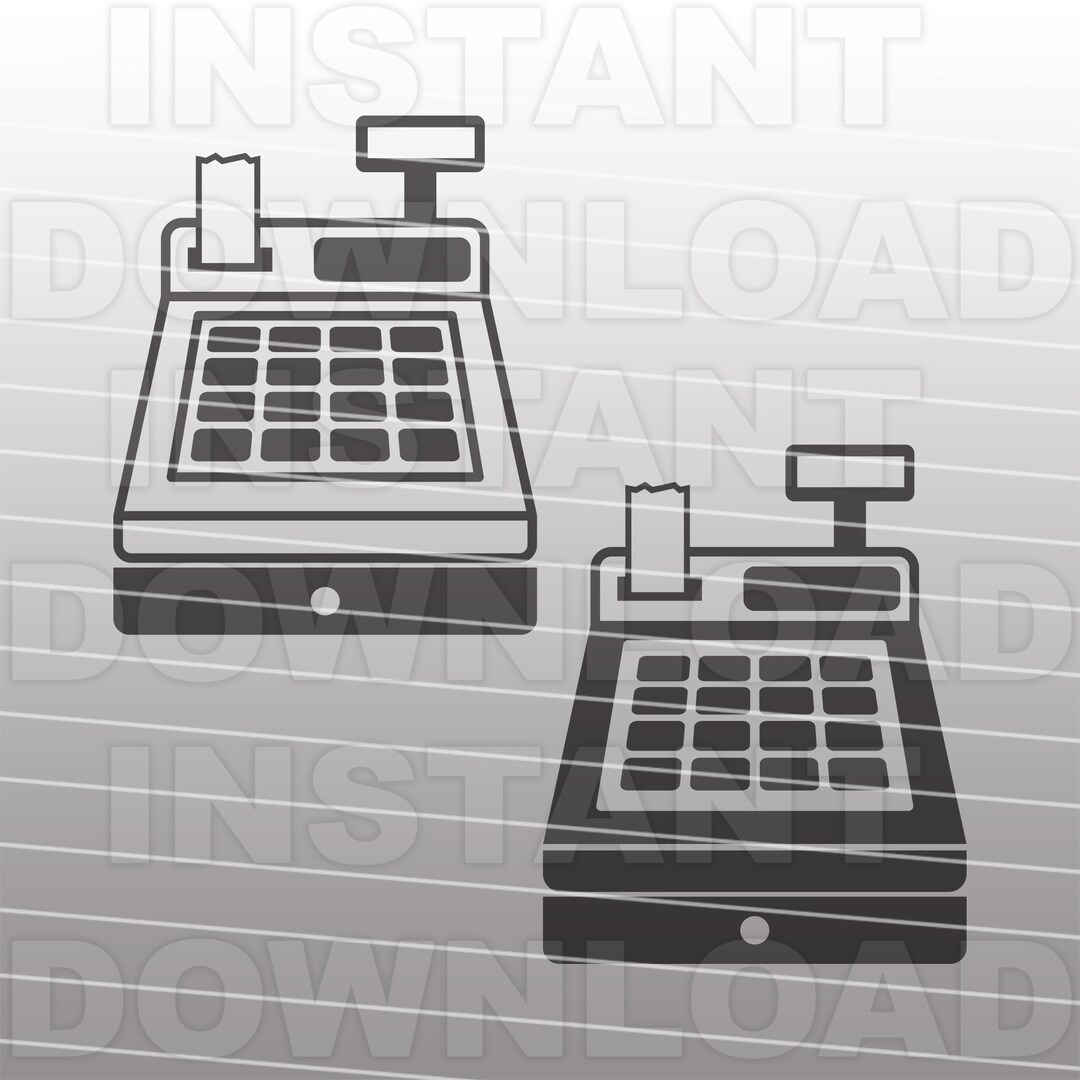 Cash Register SVG File,grocery Store Svg,gas Station Svg,restaurant ...