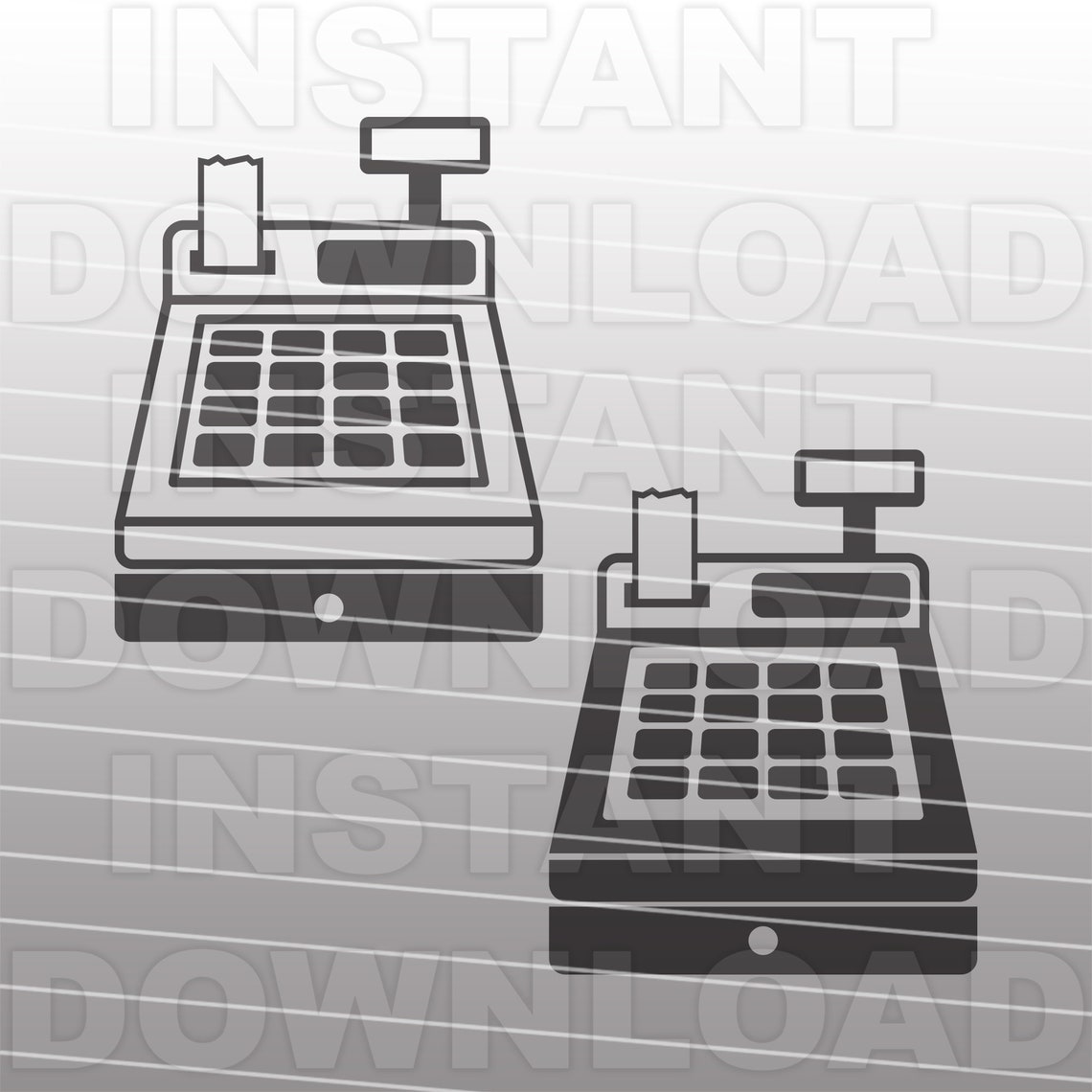 Cash Register SVG Filegrocery Store Svggas Station - Etsy