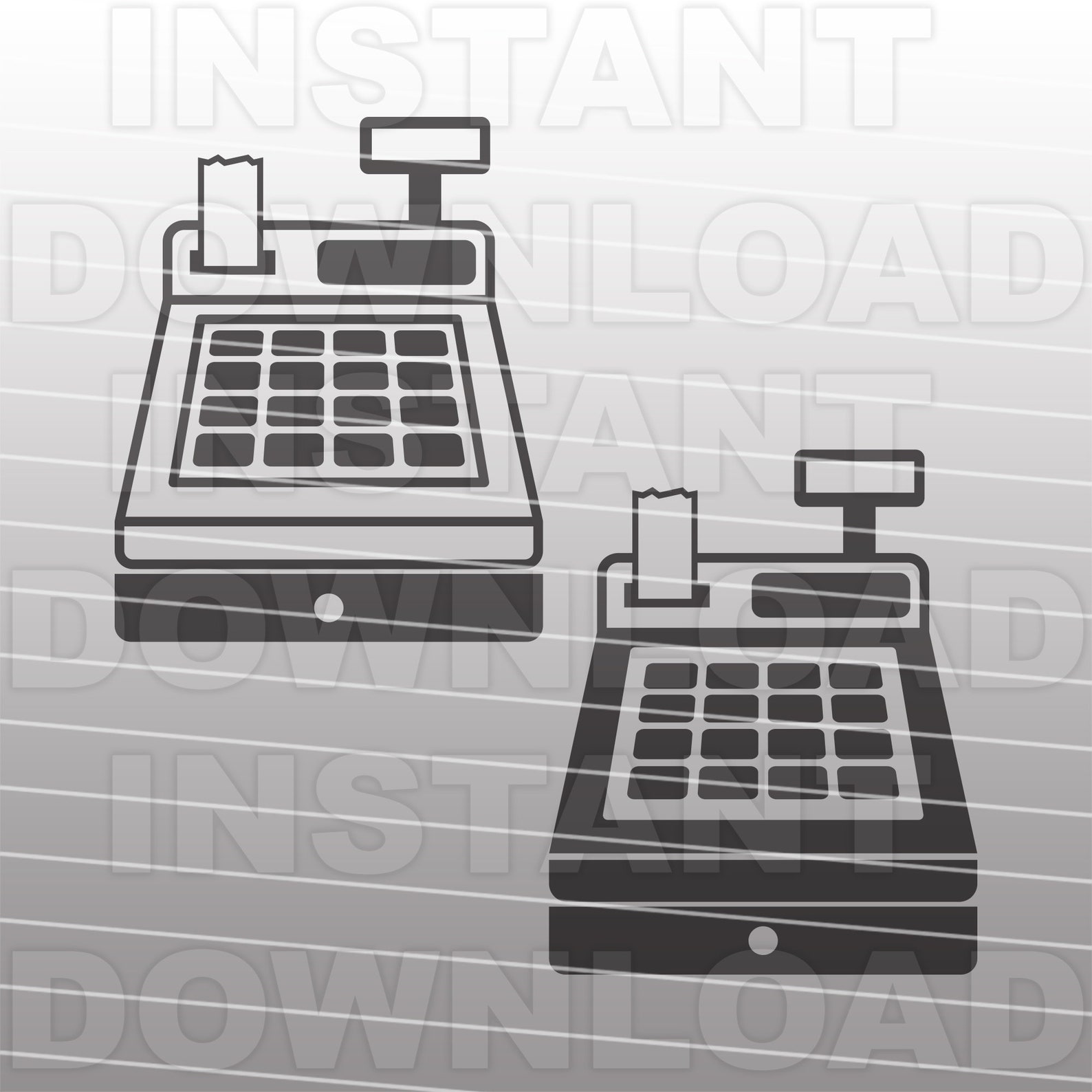 Cash Register SVG Filegrocery Store Svggas Station - Etsy