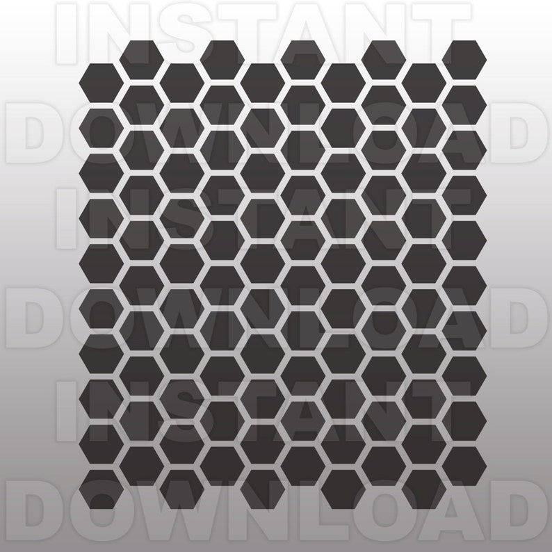 Honeycomb Pattern SVG File Cutting Template-vector Clip Art - Etsy Honeycomb Pattern SVG File Cutting Template-vector Clip Art - Etsy