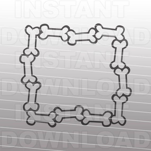 Dog Bone Border Clip Art