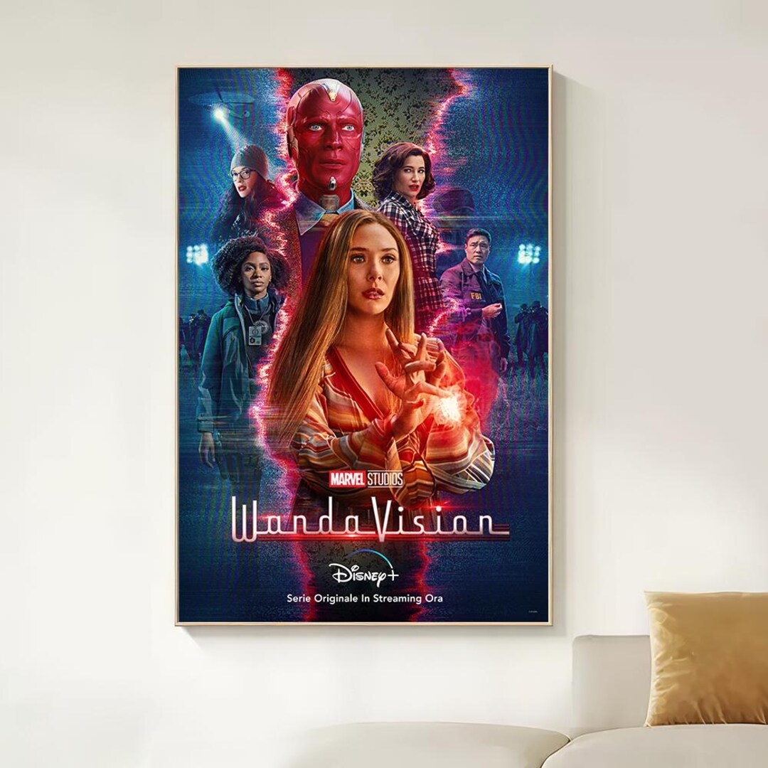 Wanda Vision Movie Poster,movie Prints for Cinema Rooms,wall Art Decor ...