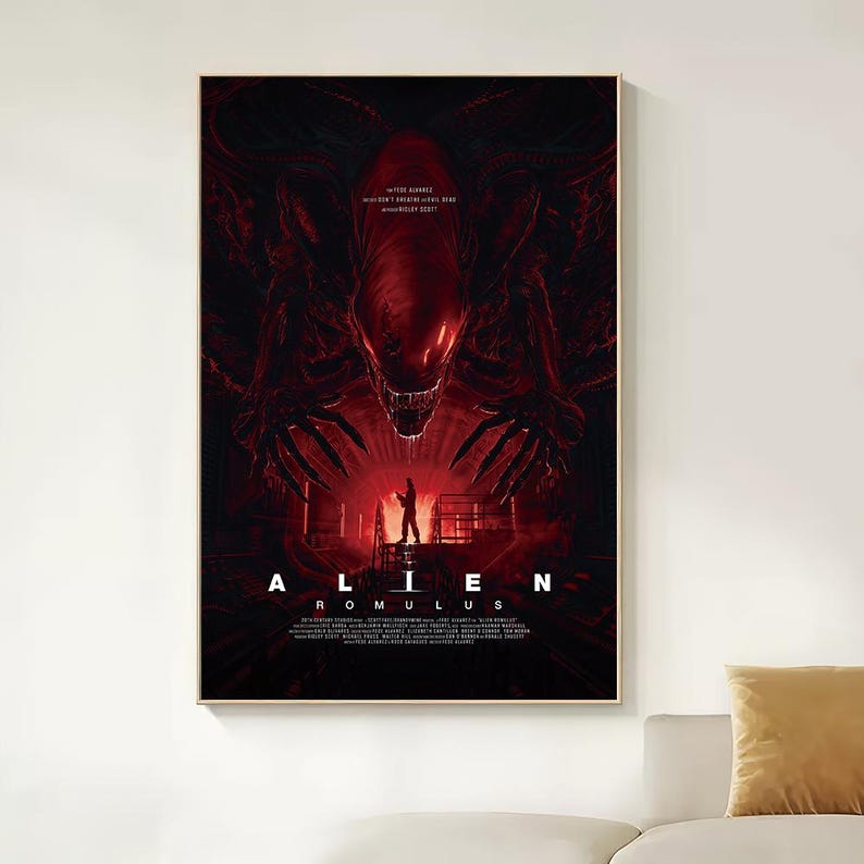 Alien Romulus Movie Poster,movie Prints for Cinema Rooms,wall Art Decor ...