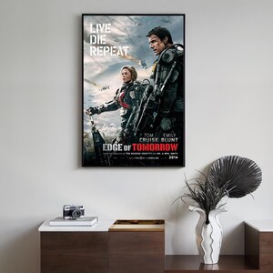 Edge of Tomorrow Movie Poster,movie Prints for Cinema Rooms,wall Art ...