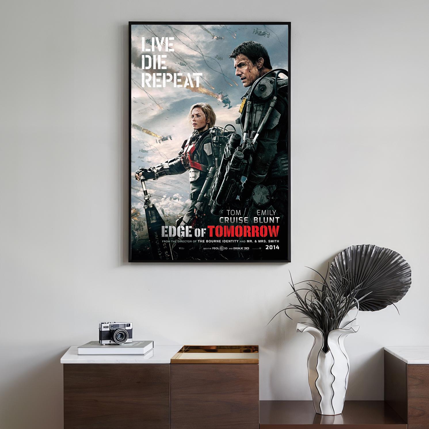 Edge of Tomorrow Movie Poster,movie Prints for Cinema Rooms,wall Art ...