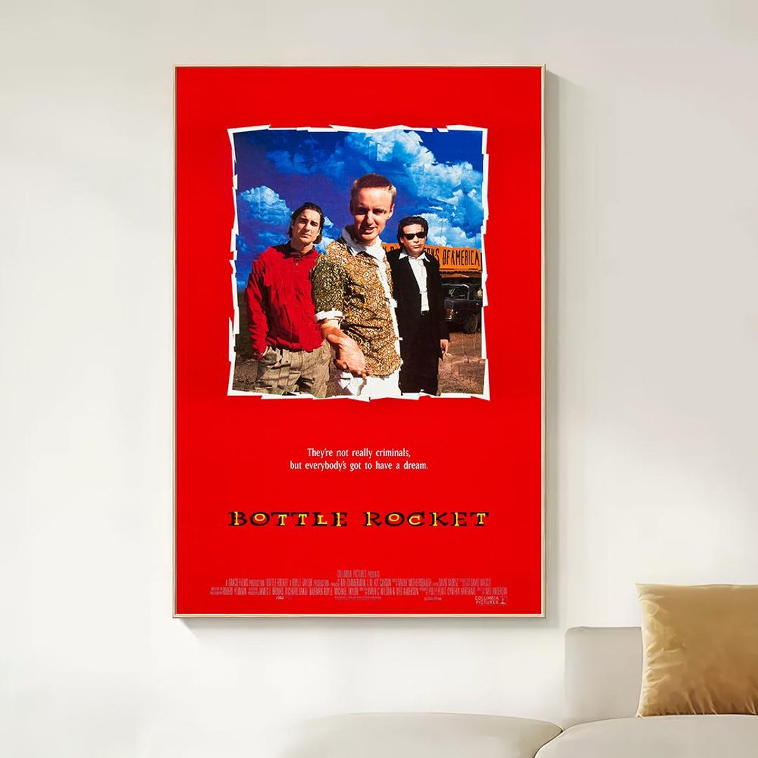 Bottle Rocket Movie Poster,movie Prints for Cinema Rooms,wall Art Decor ...