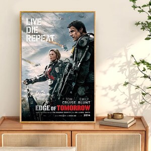 Edge of Tomorrow Movie Poster,movie Prints for Cinema Rooms,wall Art ...